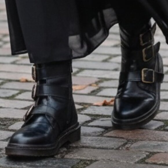 Steve Madden | Shoes | Steve Madden Mcbeth Boots Moto Steampunk Cosplay ...
